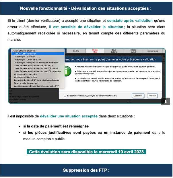 Nouveautés - Les nouvelles fonctionnalités techniques d'Ediflex - 06/04/2023 – Aide Ediflex