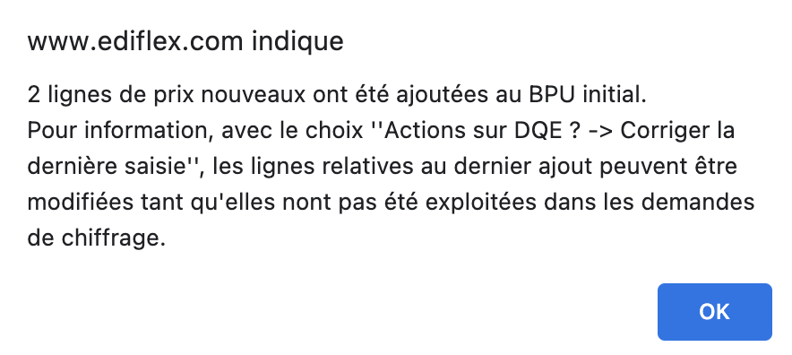 Comment ajouter un prix nouveau dans un BPU? – Aide Ediflex