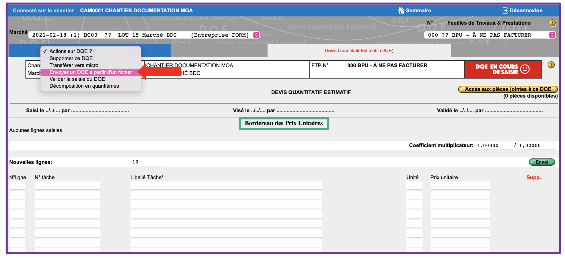 Comment mettre en ligne un BPU (Bordereau de Prix Unitaires)? – Aide ...