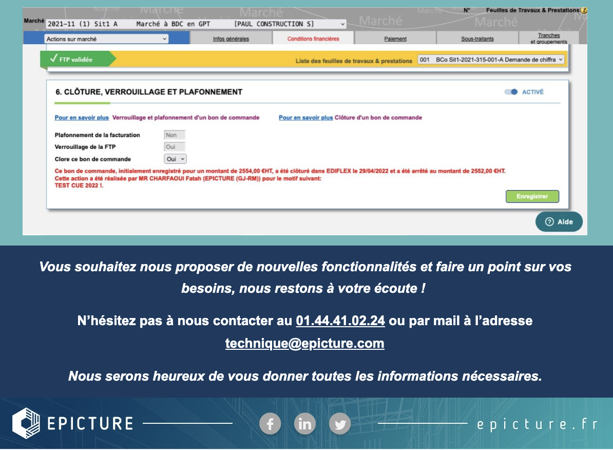 Nouveautés - Les nouvelles fonctionnalités techniques d'Ediflex - 05/09 ...